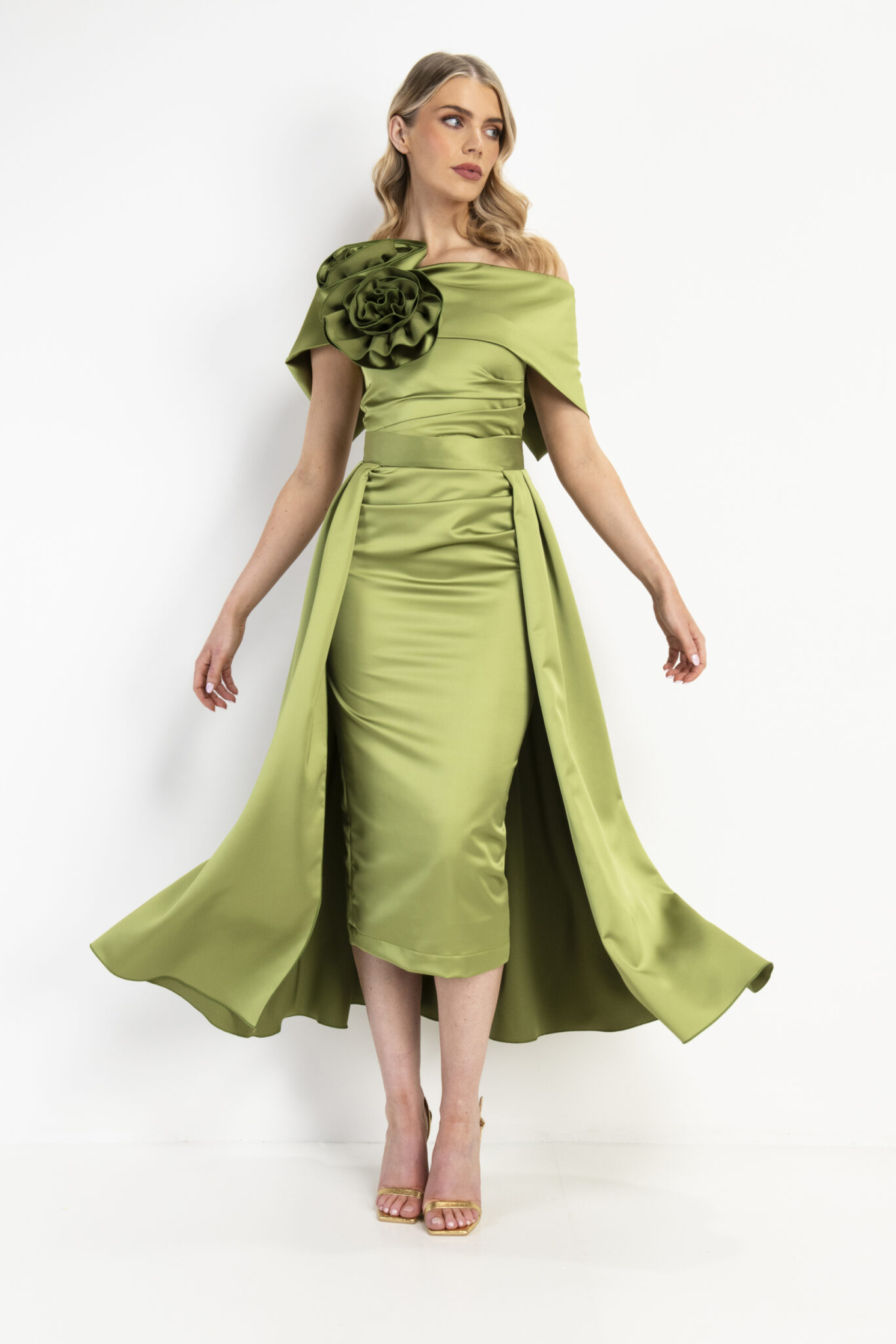 Kris Bardot Knee & Overlay Skirt - Kevan Jon